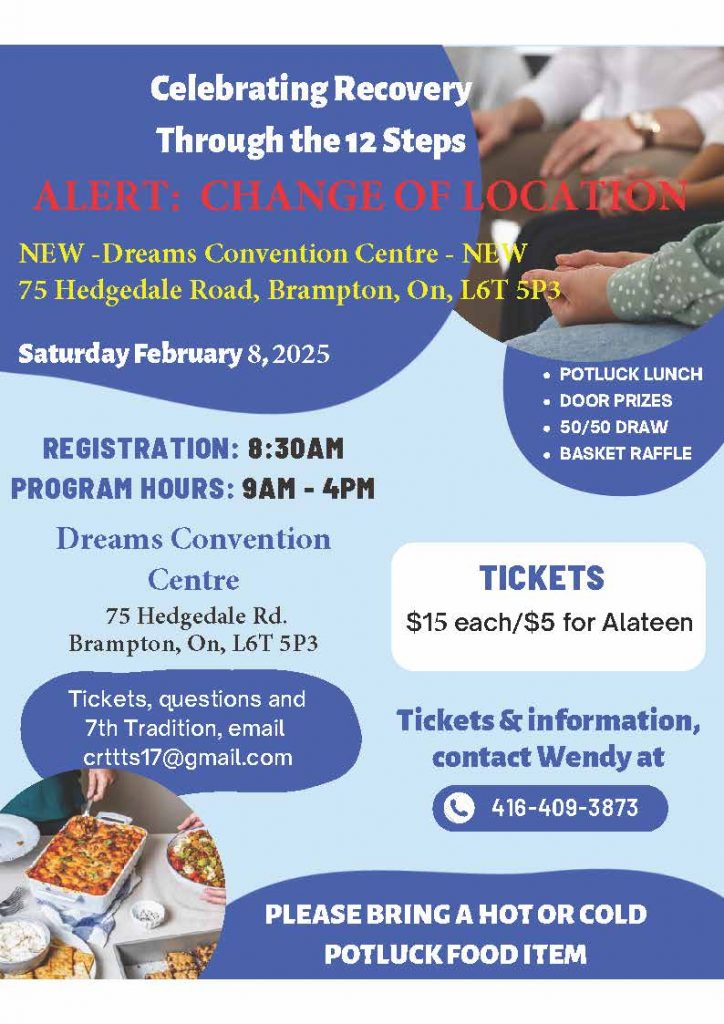 Celebrating Recovery Through 12 Steps - AA Greater Toronto Area ...