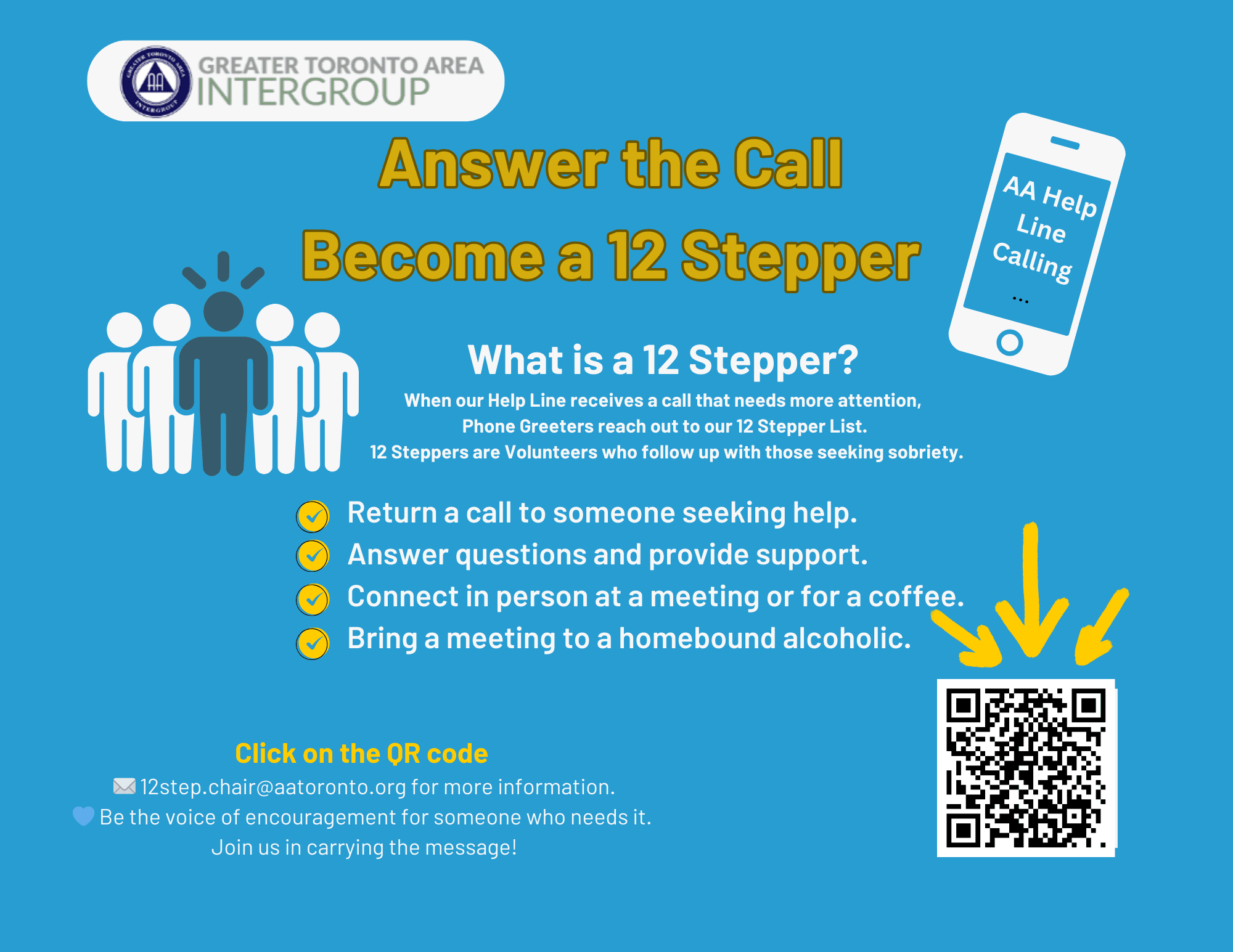 AA Volunteer 12 Stepper Roles in the Community - AA Greater Toronto ...